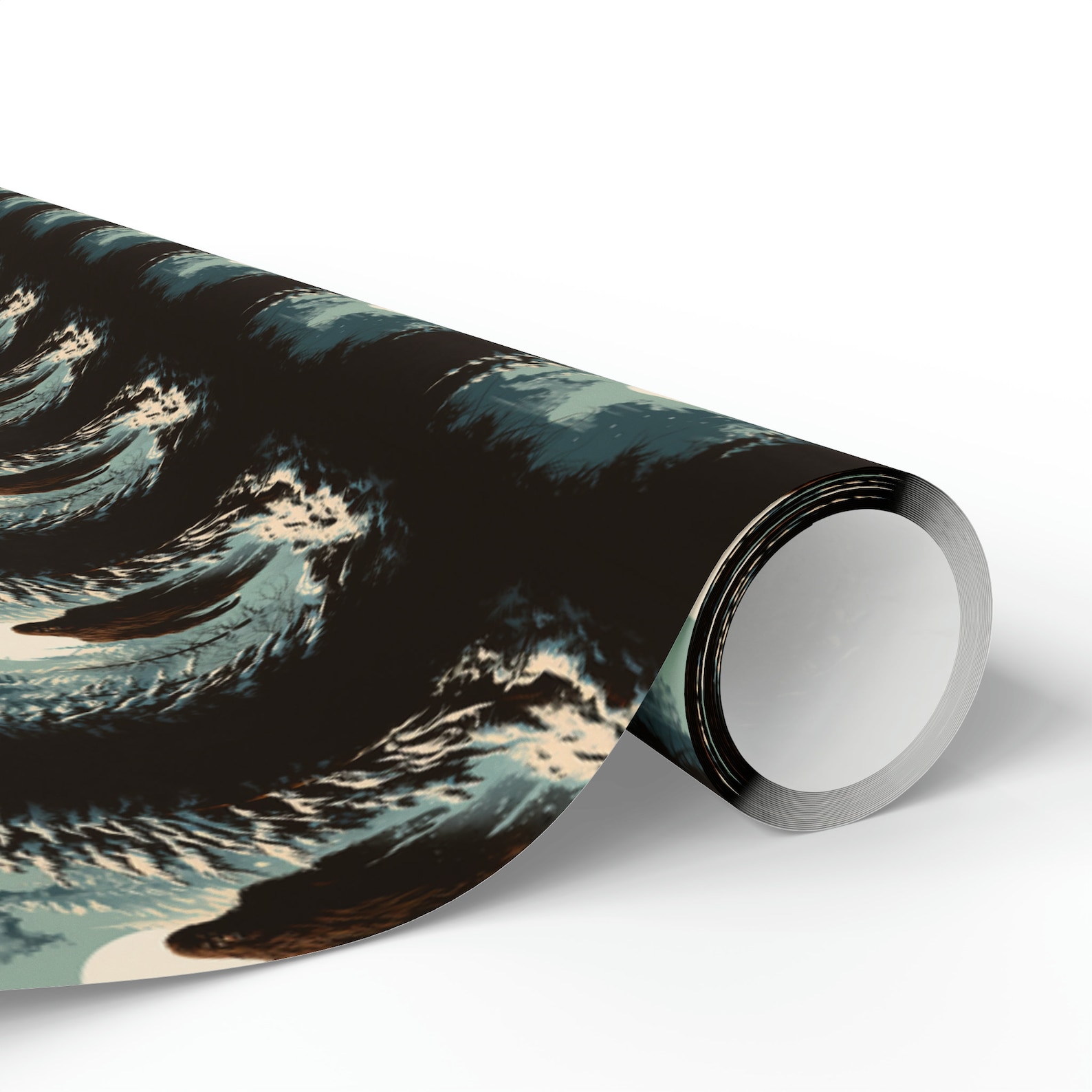 Sasquatch, Bigfoot, Big Foot, Wrapping Paper for Gifts, Holidays ...