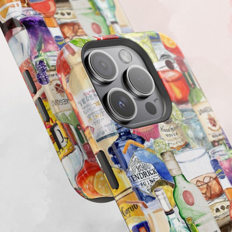 Cocktail Martini Gin Aperol Spritz Magsafe iPhone Case bar Themed ...