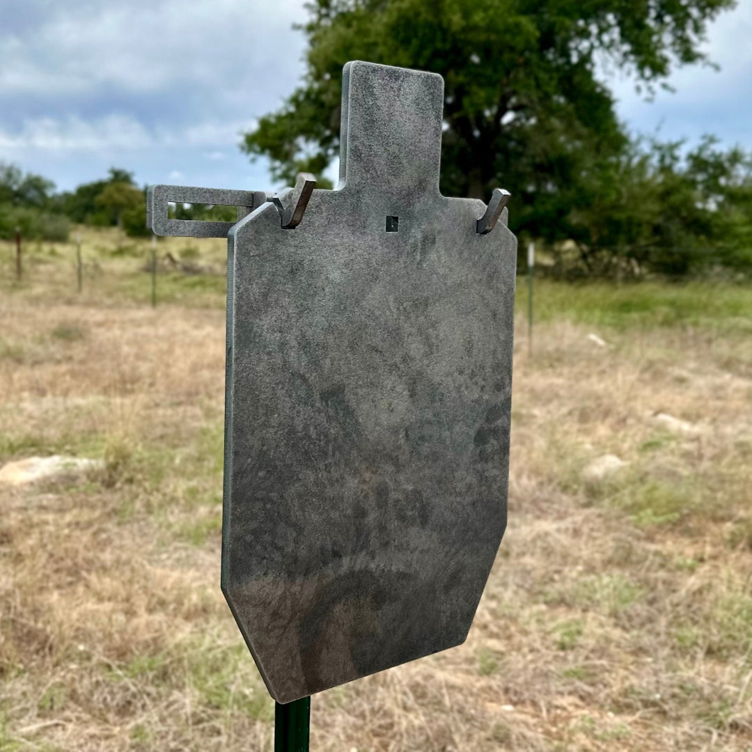 AR500 IPSC Silhouette Gong/static Target - Etsy