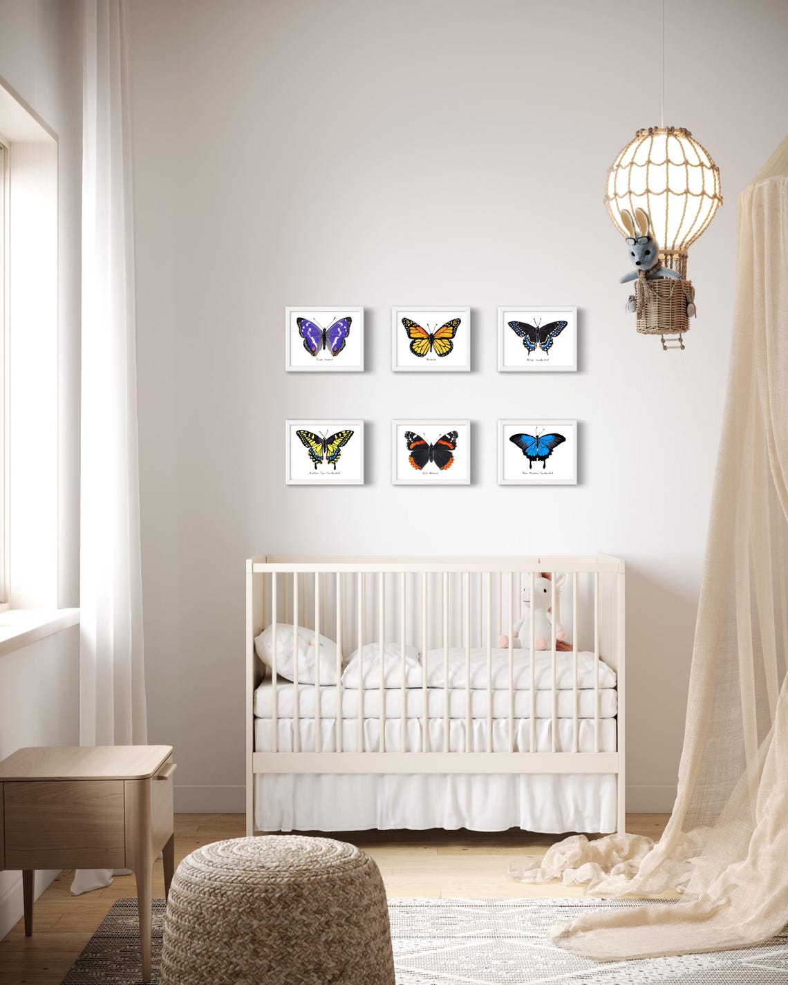 Purple Emperor Butterfly Painting Print - Etsy