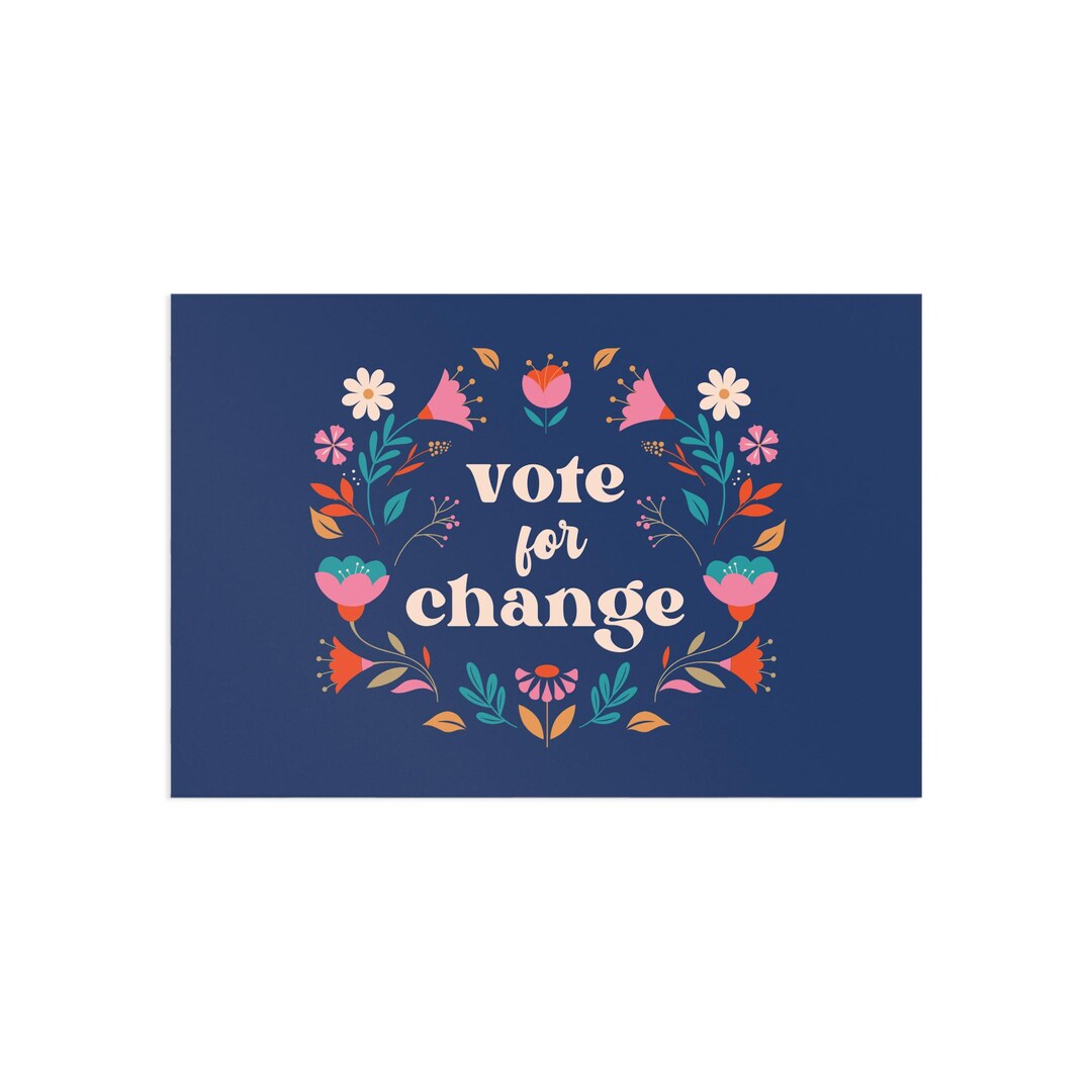 Inspirational Postcards Voter Postcards Pack - Blank 4x6 Election Cards ...