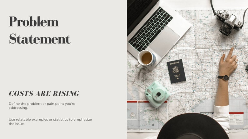 Temploot Beige-grey Pitch Deck Template - 11 Editable Slides ...