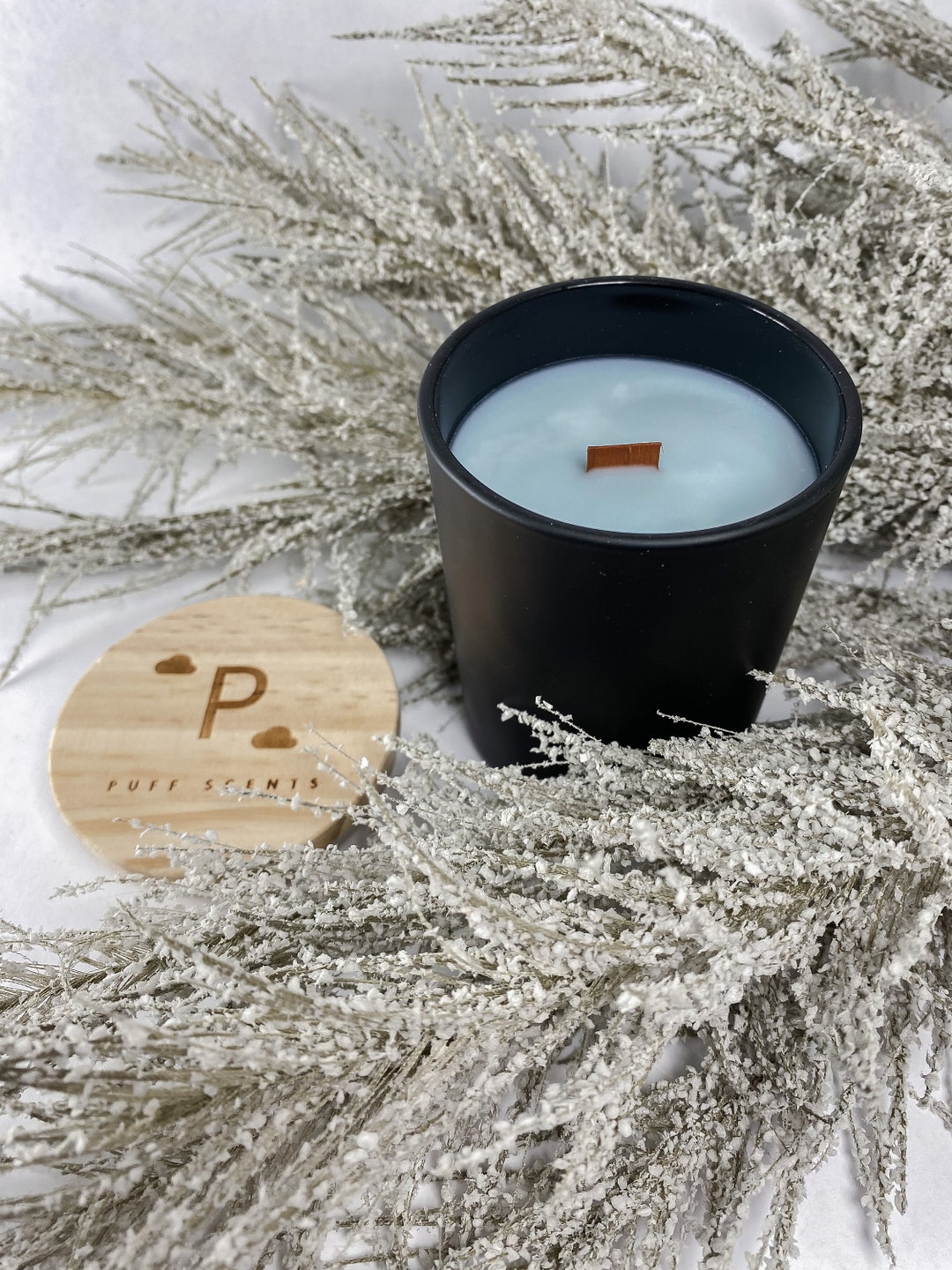 The Puff Cloud: Clean Cotton Scented Candle 8 Oz Premium and - Etsy