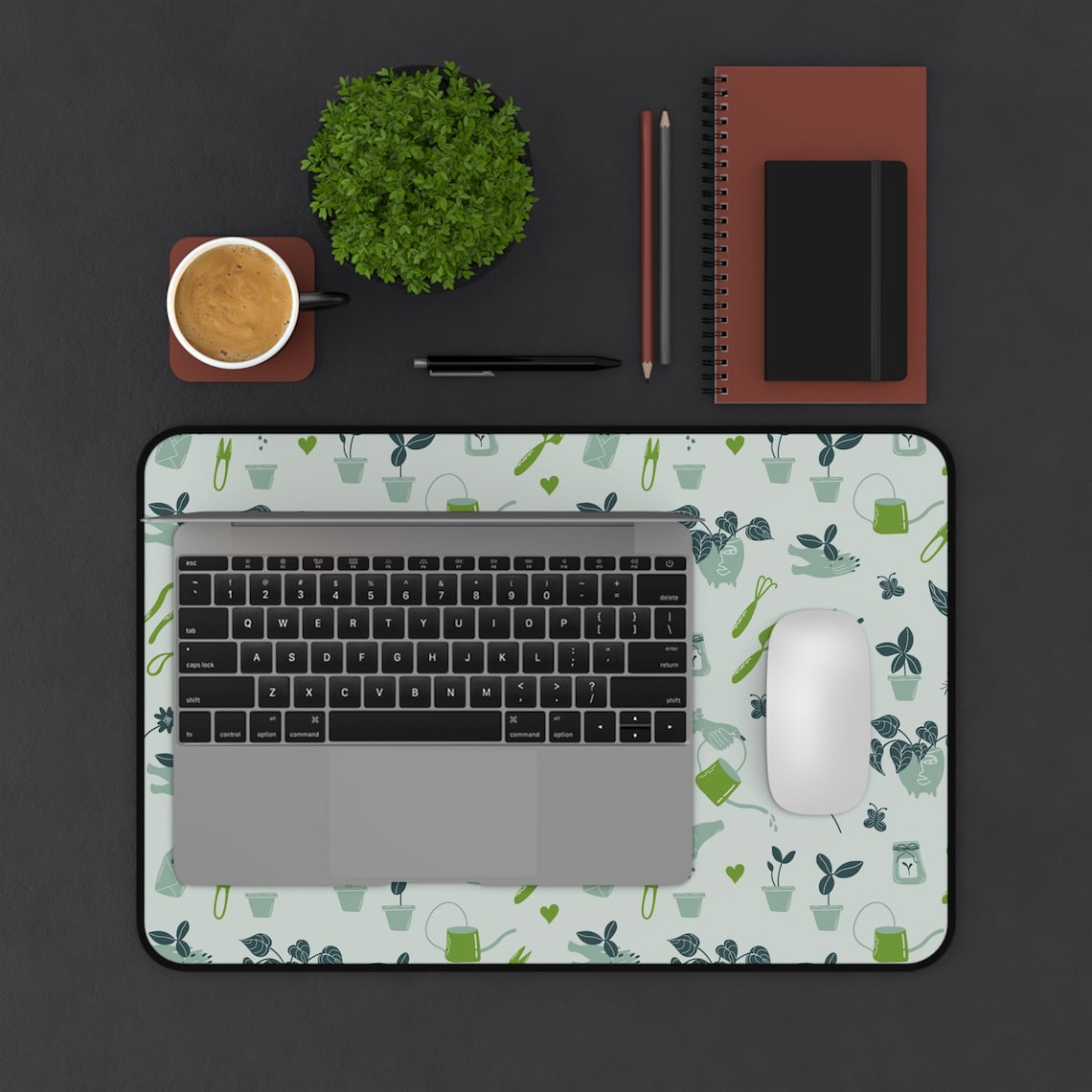 Cozy Desk Mat Plant Desk Mat Aesthetic Desk Mat Floral Desk - Etsy