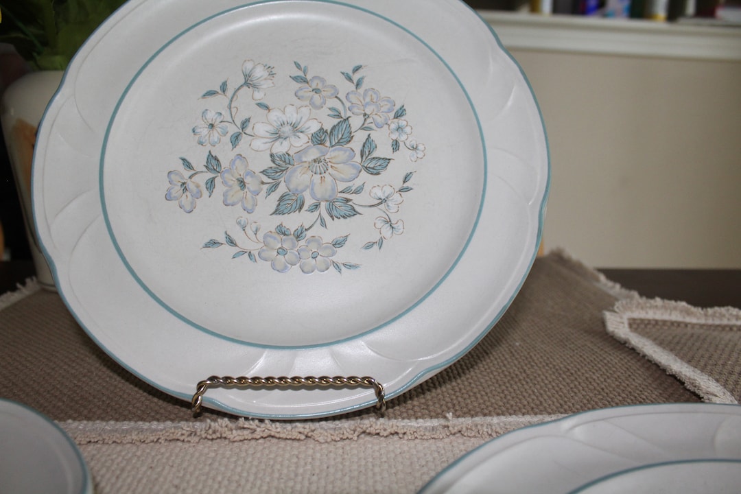 Country Ware Stoneware Ashberry Dinner Plates Set of 4 - Etsy