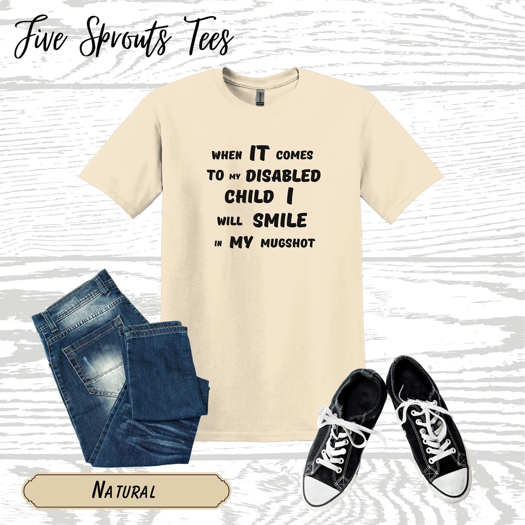Protective Parent Mugshot T-shirt: Disabled Child Advocate Tee - Etsy