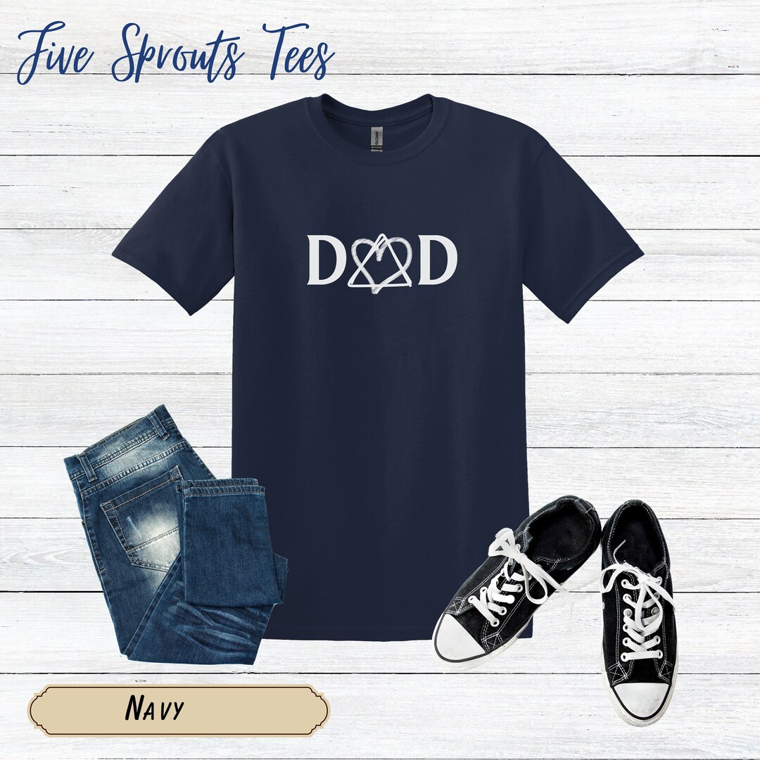 Dad Adoption Symbol T Shirt Adopted Father Adoptive Dad Tshirt Gotcha ...