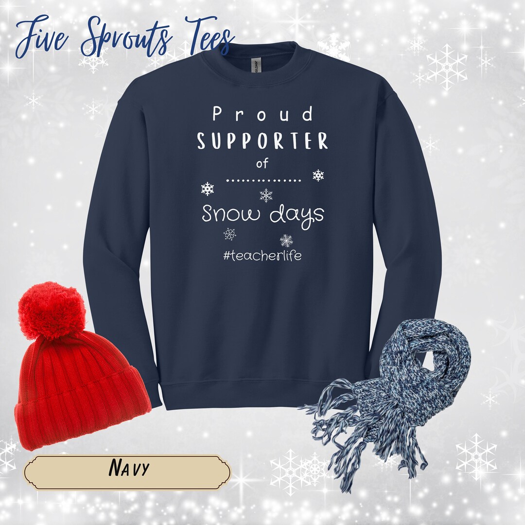 Snow Days Teacher Sweatshirt Teacher Life Shirt Winter - Etsy