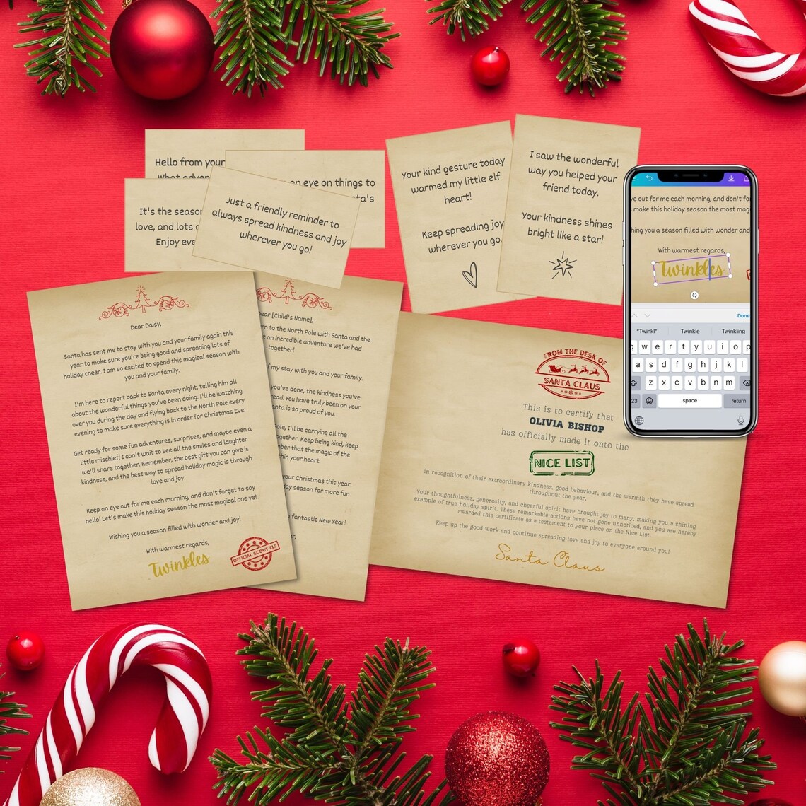 Editable Elf Activity Kit Bundle Elf Arrival Letter Nice - Etsy