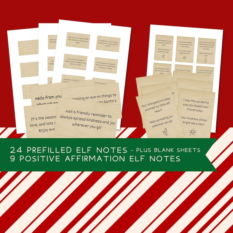 Printable Elf Activities Bundle, Elf Return Letter, Nice List ...