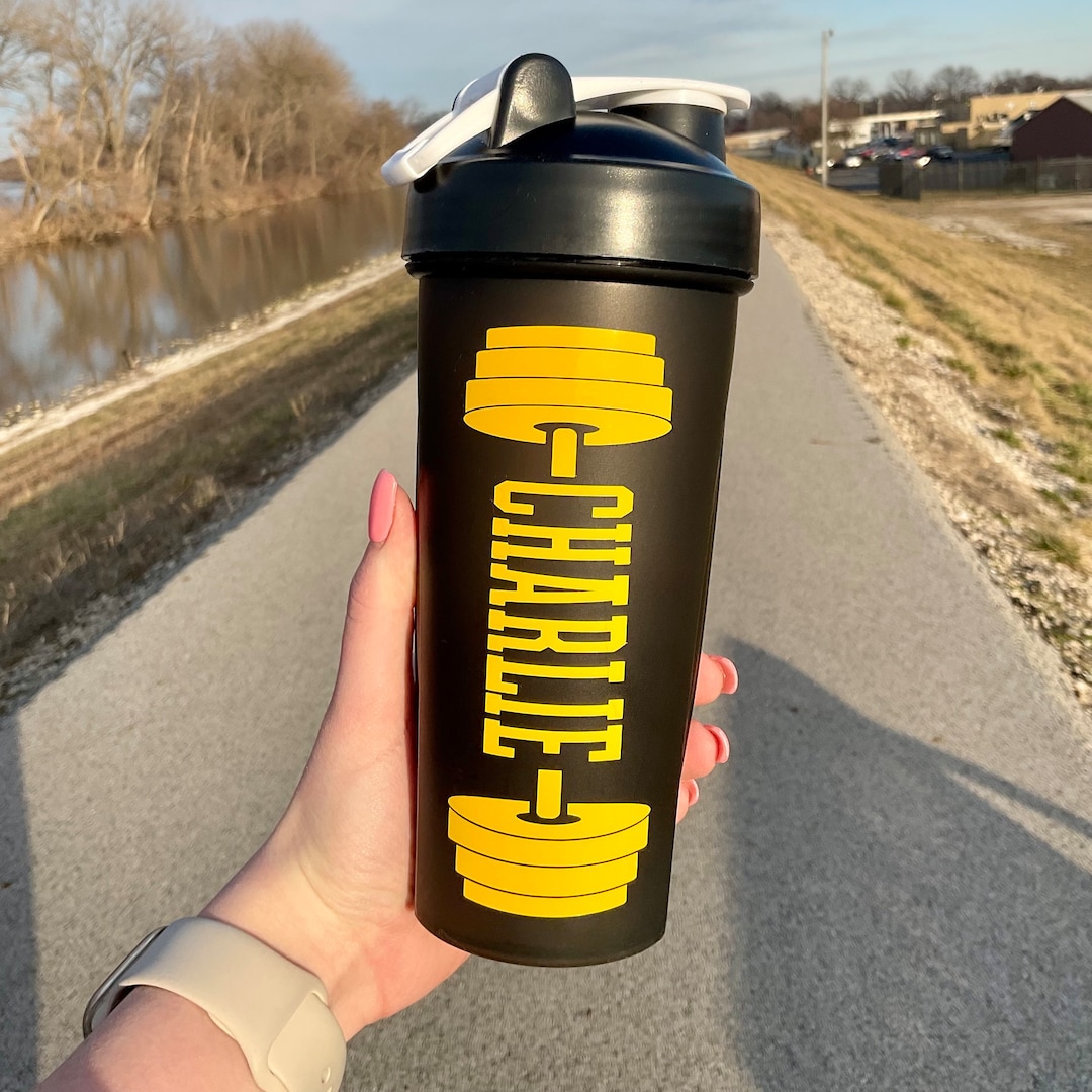 Bench Bar Protein Shaker Personalized 20oz Workout Bottle Gym ...