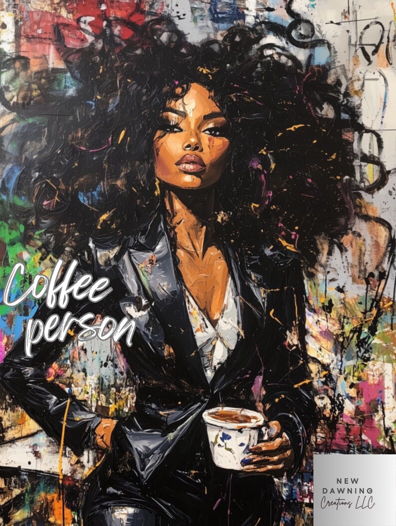 Coffee Diva (digital Print) - Etsy