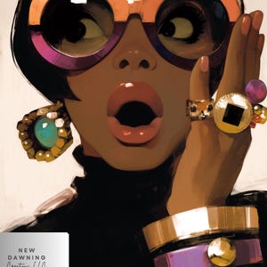 Glamorous Diva Art Print: Bold Makeup Illustration (PNG Digital ...