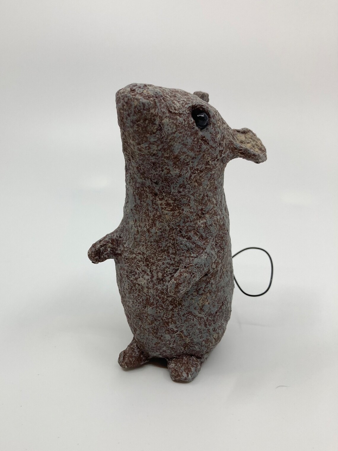 Paper Mache Mouse - Mouse Sculpture, Paper Mache Animal, Animal ...