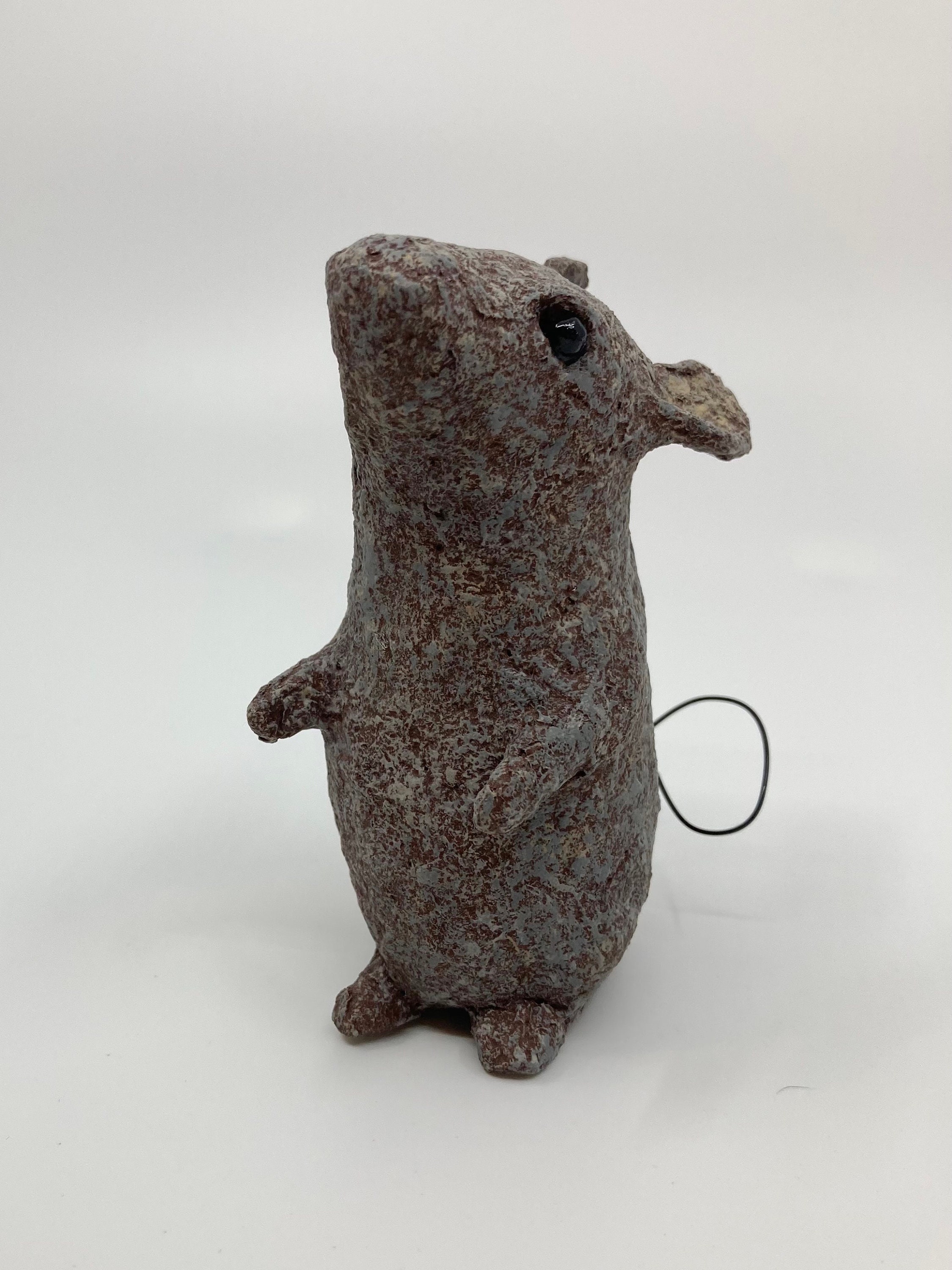 Paper Mache Mouse - Mouse Sculpture, Paper Mache Animal, Animal ...