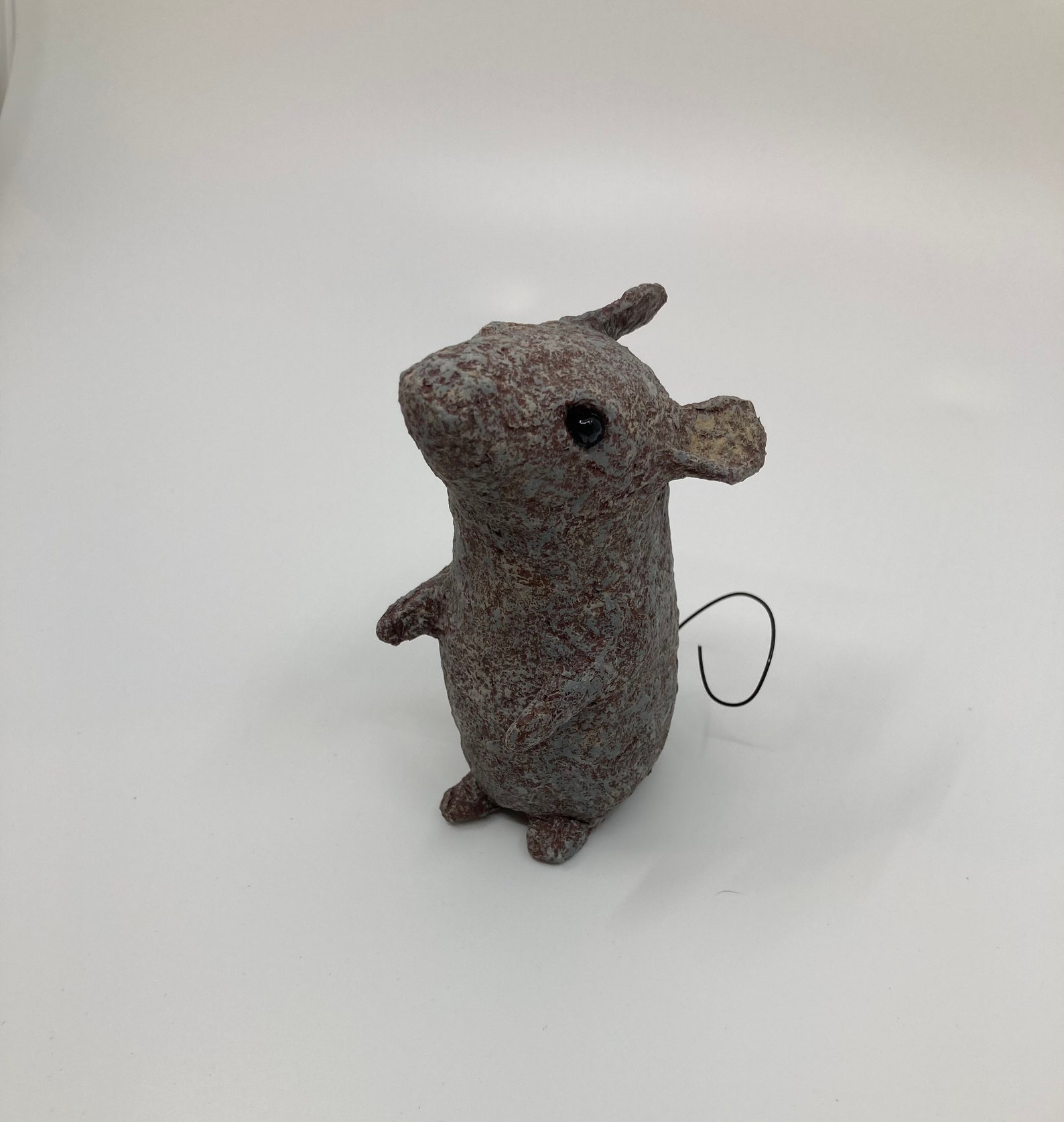 Paper Mache Mouse - Mouse Sculpture, Paper Mache Animal, Animal ...