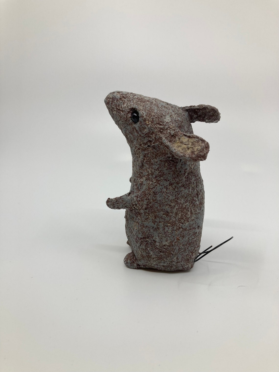 Paper Mache Mouse - Mouse Sculpture, Paper Mache Animal, Animal ...