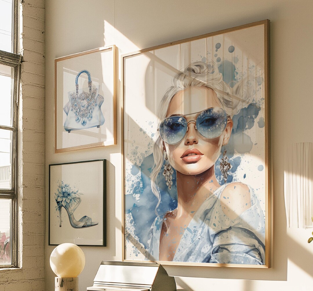 Printable Fashion Posters, Set of 3 Art Prints for Teen Girls, Girls ...
