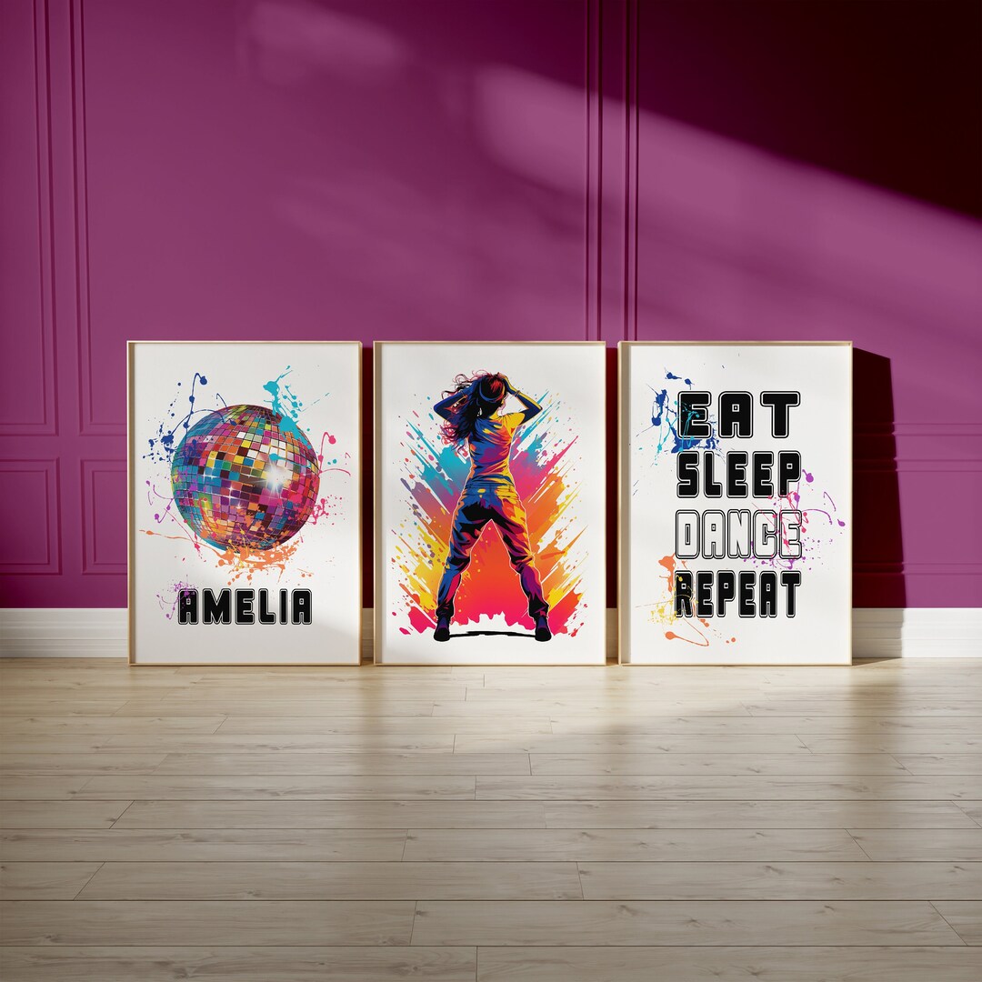 Custom Dance Prints, Dance Wall Art, Teen Room Prints, Girls Bedroom ...