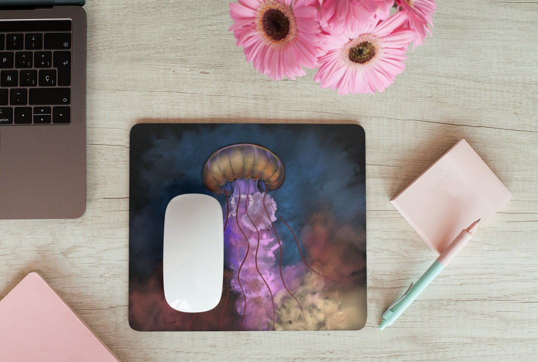 Jellyfish Mouse Pad, Sea, Ocean Life, Mouse Pad, Jellyfish Mousepad ...