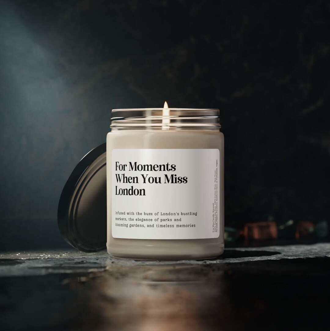 When You Miss London Candle, London Moving Away Gift, London the UK ...