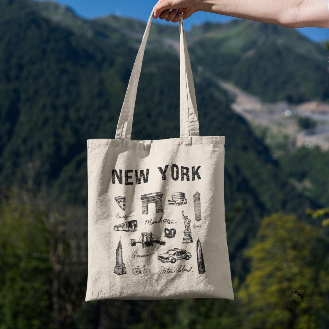 Customizable New York City Tote Bag, Personalized New York Gift, NYC ...