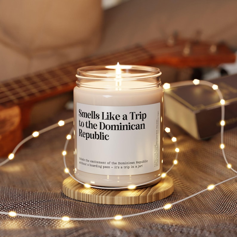 Smells Like a Trip to the Dominican Republic Candle Customizable Candle ...