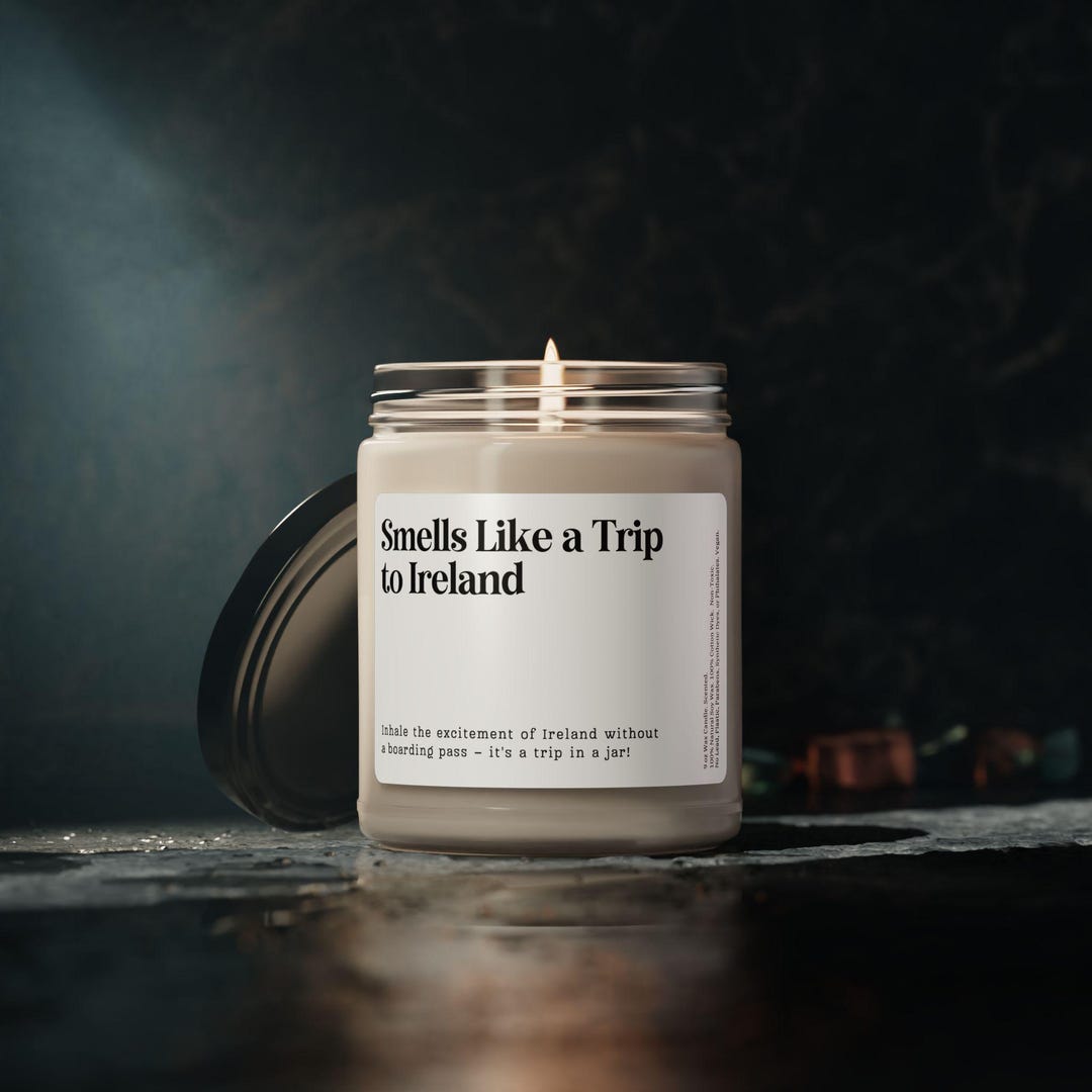 Smells Like a Trip to Ireland Candle, Customizable Ireland Candle ...