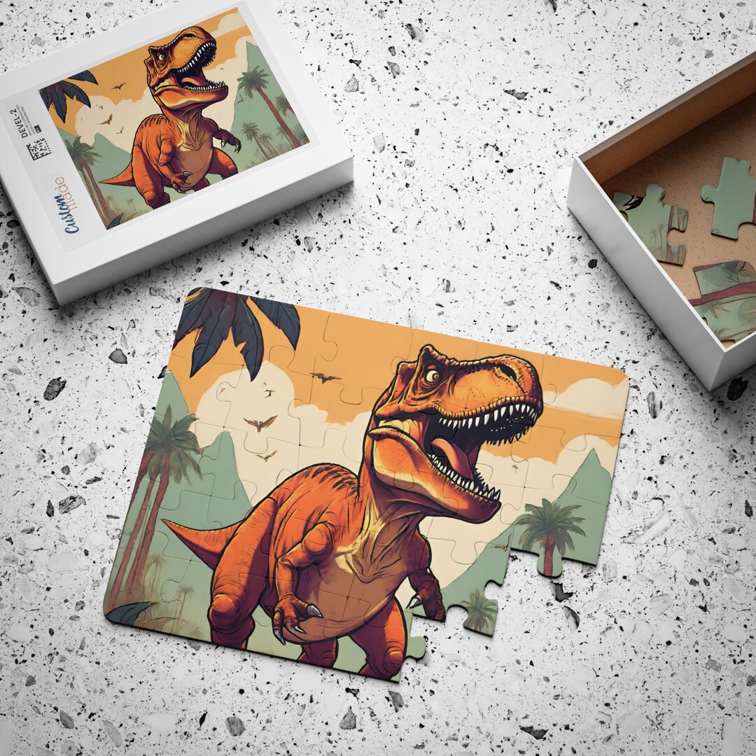 Tyrannosaurus Puzzle for Kids, Dinosaur Jigsaw, Kids Jigsaw Puzzle Ages ...