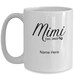 Custom Mimi Coffee Mug, Personalized Grandma Cup, Family Gift for Mom ...