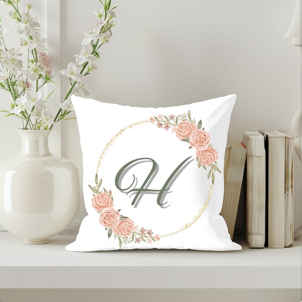 Initial Cushion - Etsy
