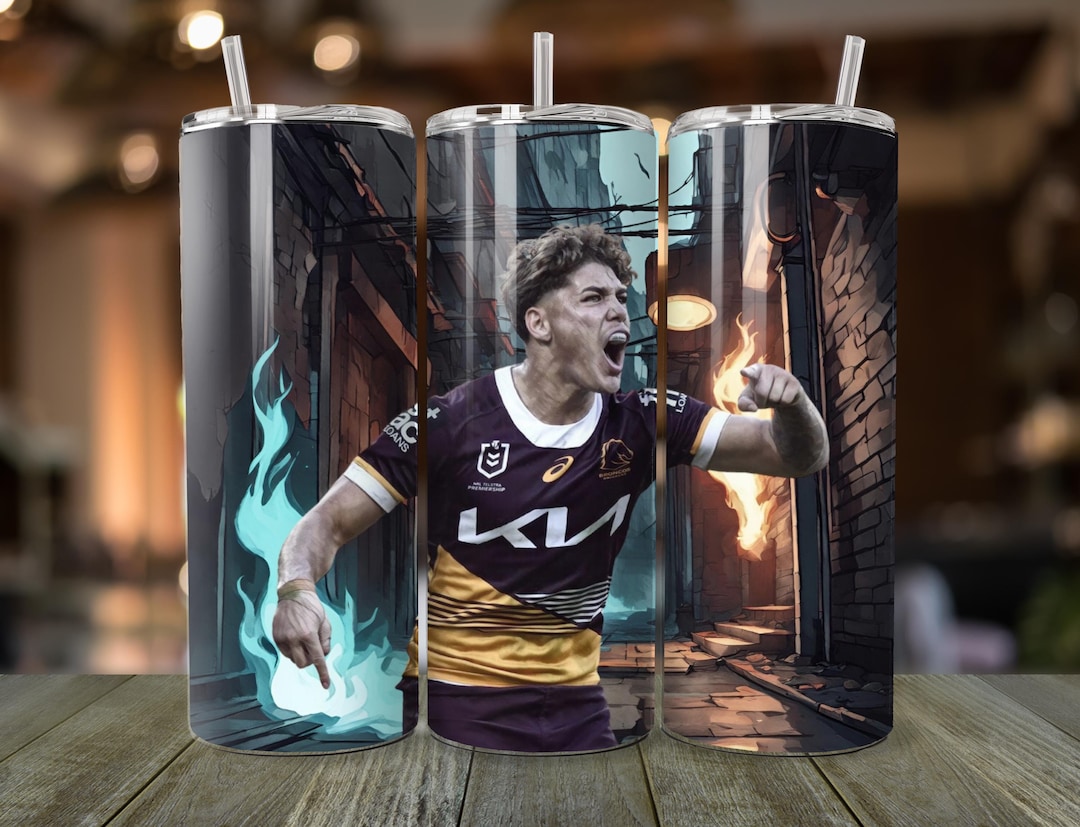 Reece Walsh Tumbler Wrap Brisbane png - Etsy.de