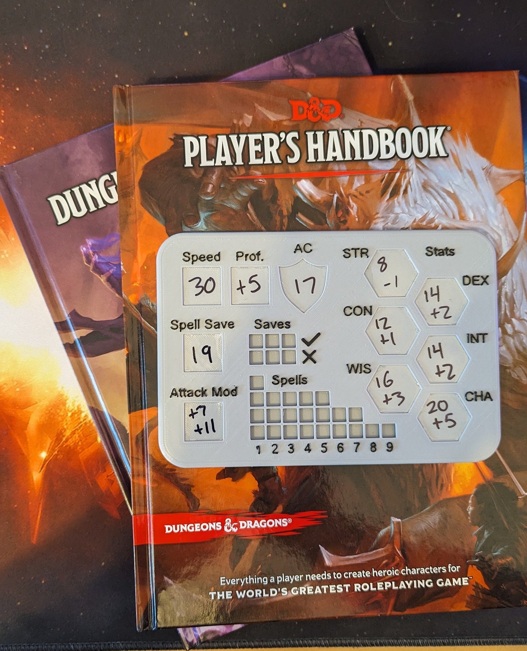 Dnd Stat Tracker Stats, AC, Spell Slots, Speed - Etsy