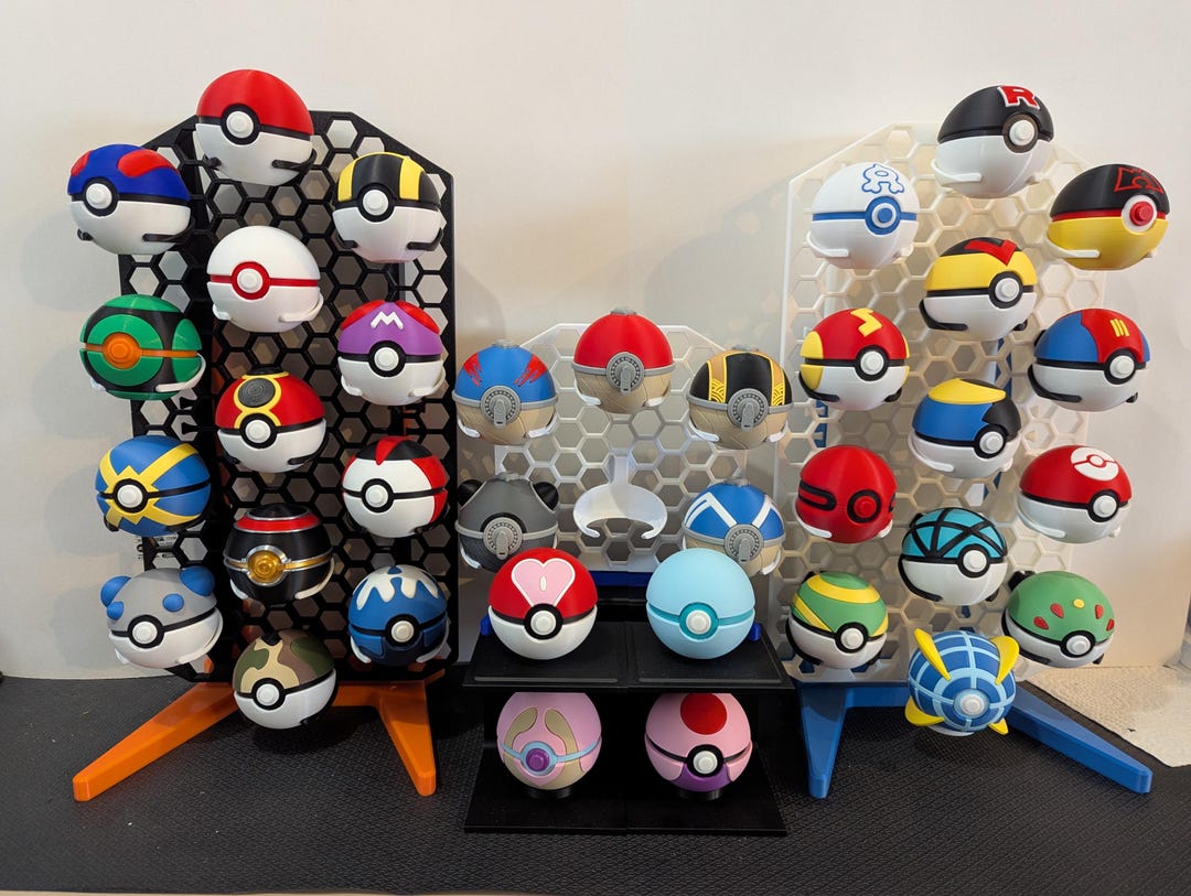 Pokéball Replica Models – Full Collection of Game & Fan-made Designs - Etsy