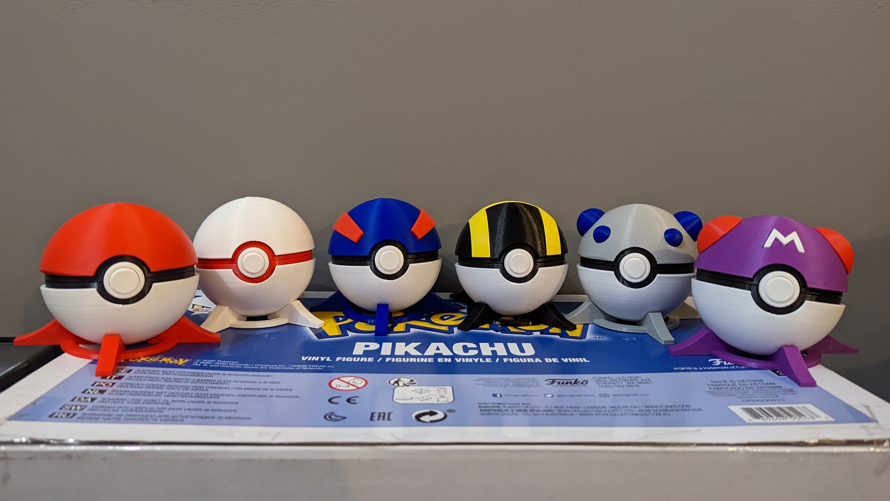 Pokeball Cosplay Props Pokeball, Premiere Ball, Great Ball, Ultra Ball ...