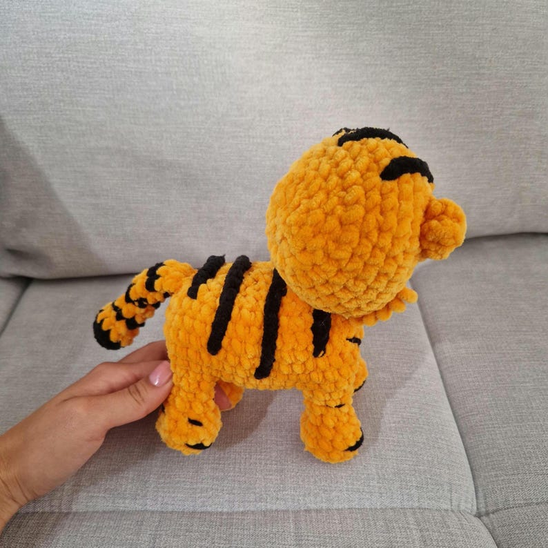 Crochet Pattern Plush Tiger - (amigurumi PDF Pattern) - Tiger Cuddly ...
