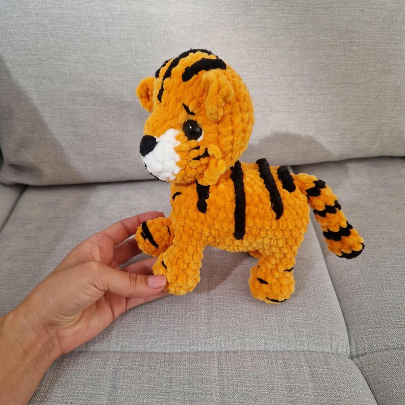 Crochet Pattern Plush Tiger - (amigurumi PDF Pattern) - Tiger Cuddly ...