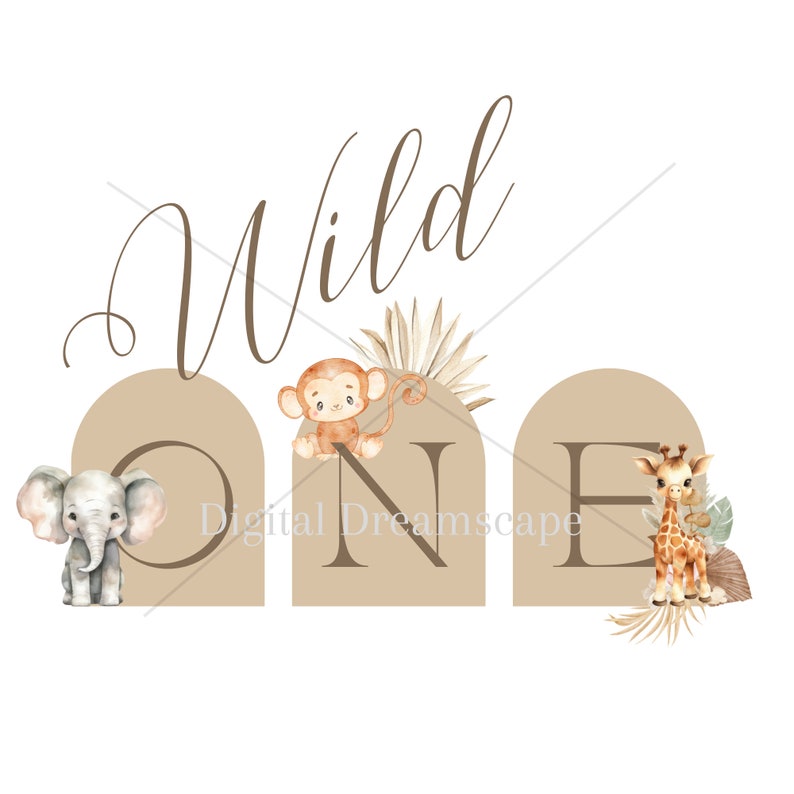 Wild One Downloadable PNG - Etsy