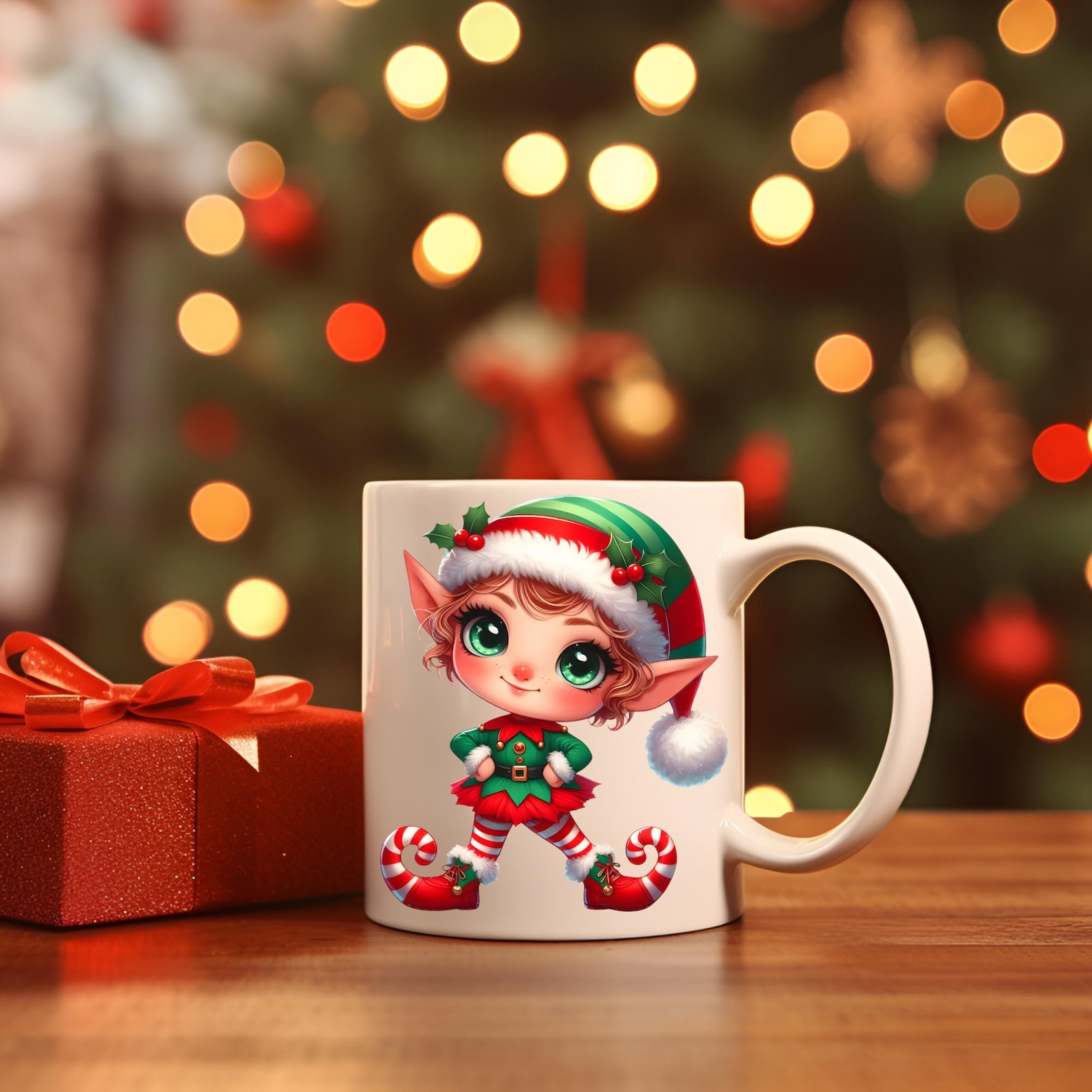 Elf Doll, Elf Girl, Christmas Chibi Girls, Christmas Elves, Christmas ...