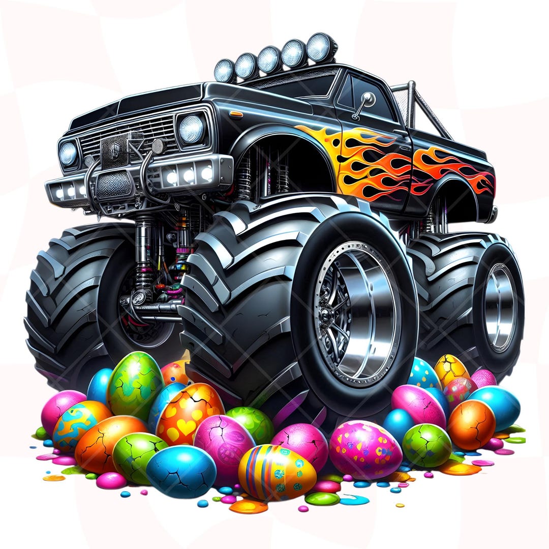 Easter Monster Truck, Monster Truck, Monster Truck Png, Monster Jam Png ...