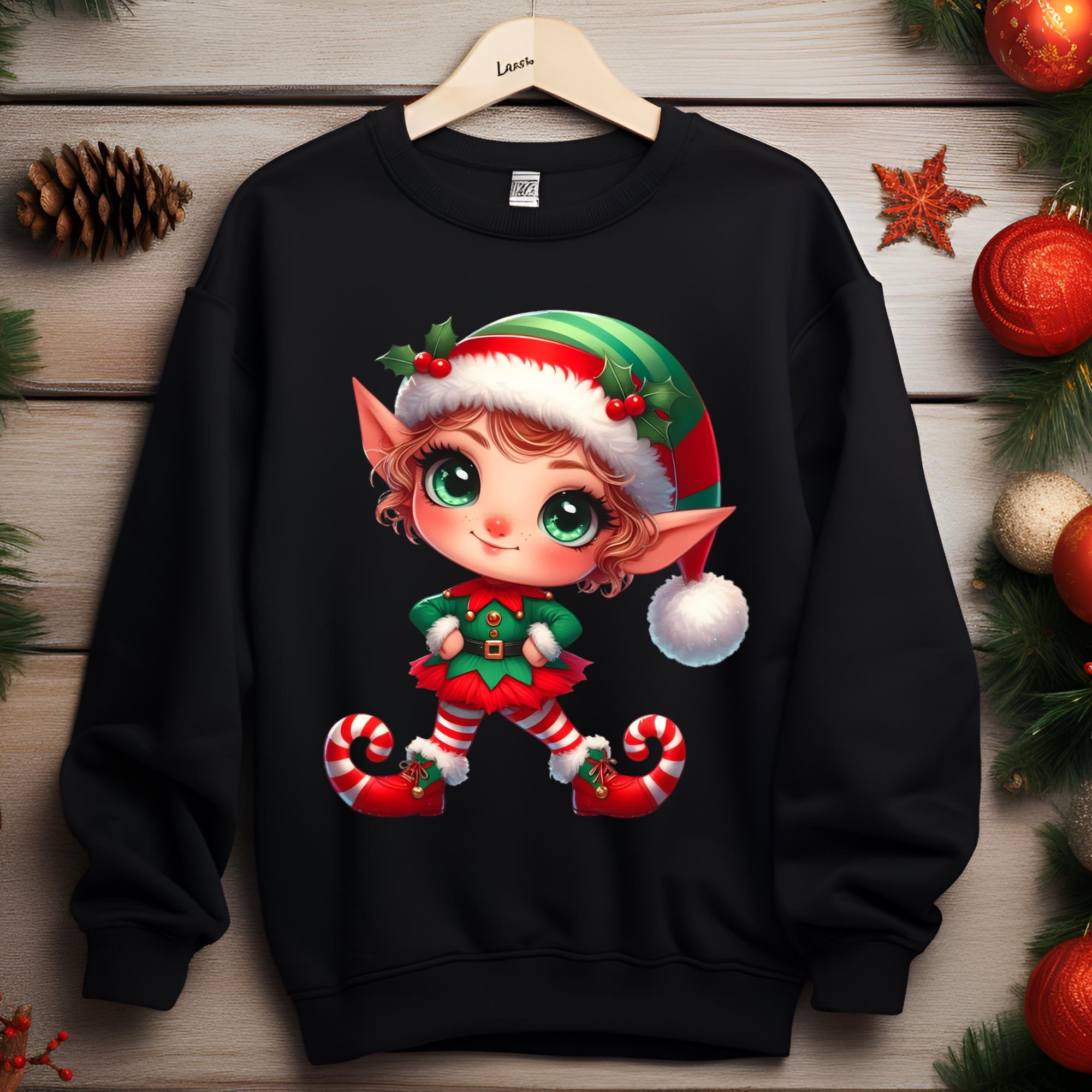 Elf Doll, Elf Girl, Christmas Chibi Girls, Christmas Elves, Christmas ...