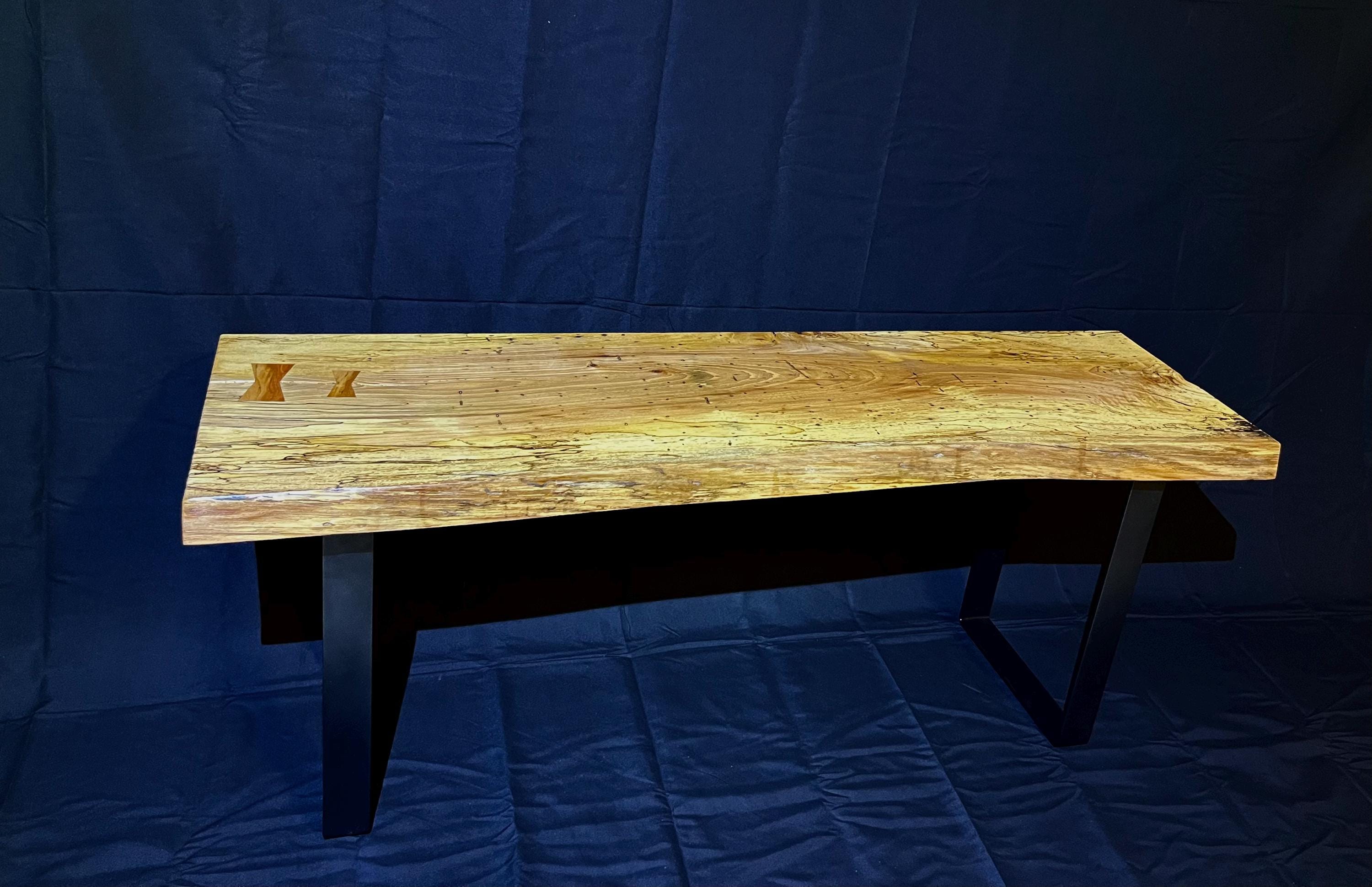 Live Edge Entryway Bench - Etsy