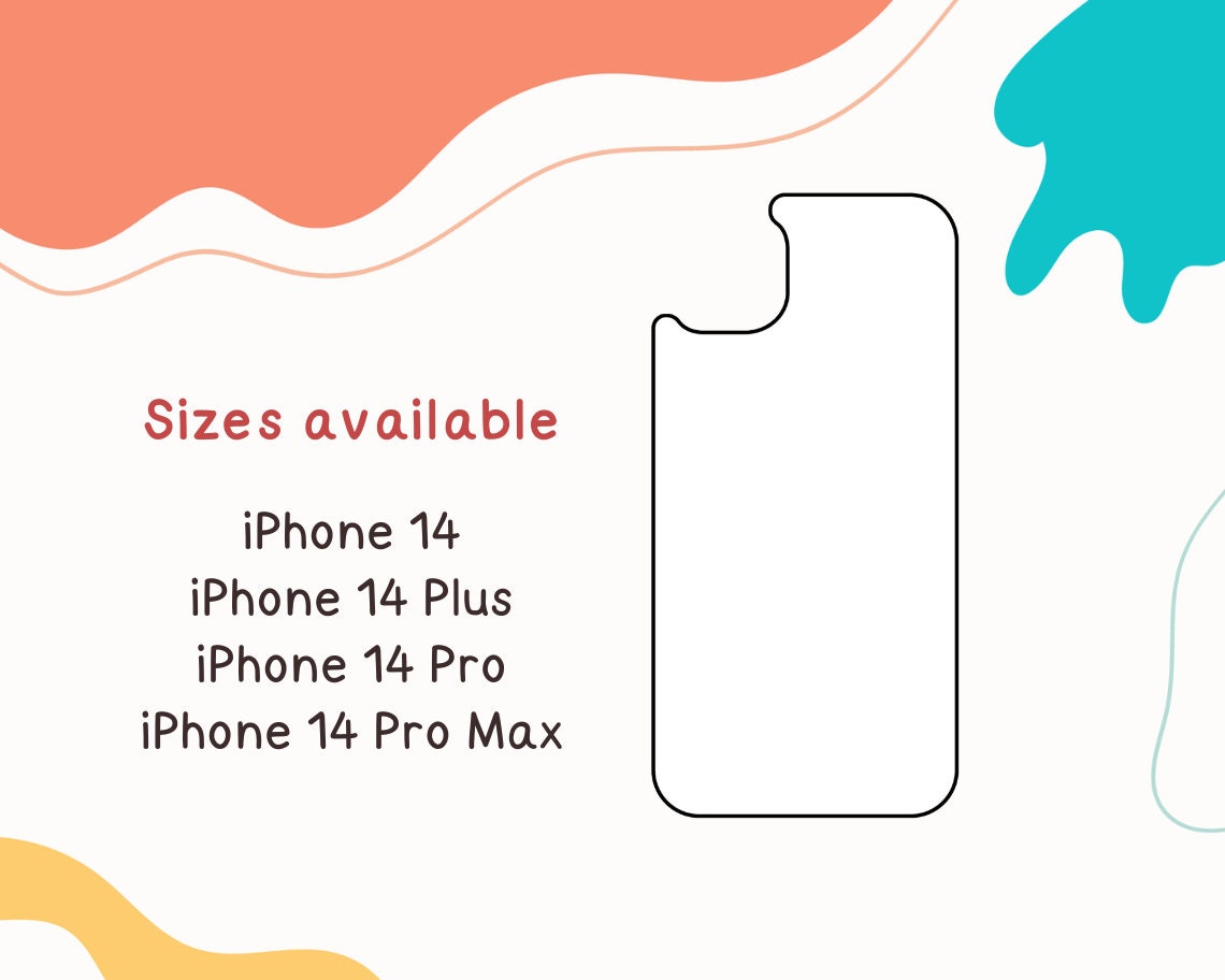 IPhone 14 Series Case Template, Phone Case Template, SVG, Dxf, PNG, PSD, 8.5 X 11 Sheet, Cricut ...