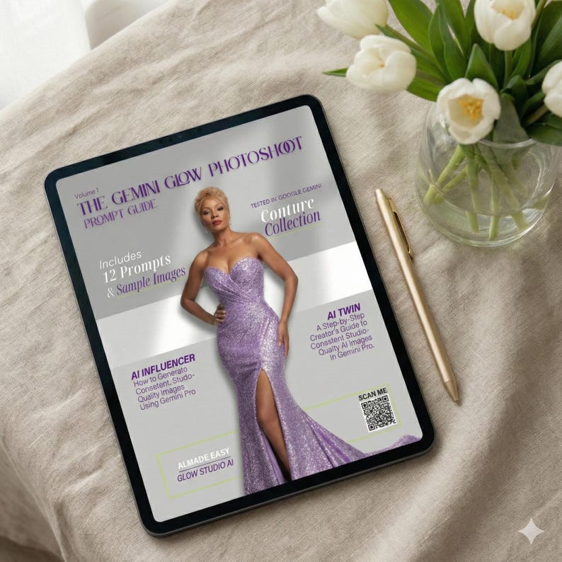 Gemini AI Portrait Guide, Consistent Character Prompts (PDF Ebook) - Etsy