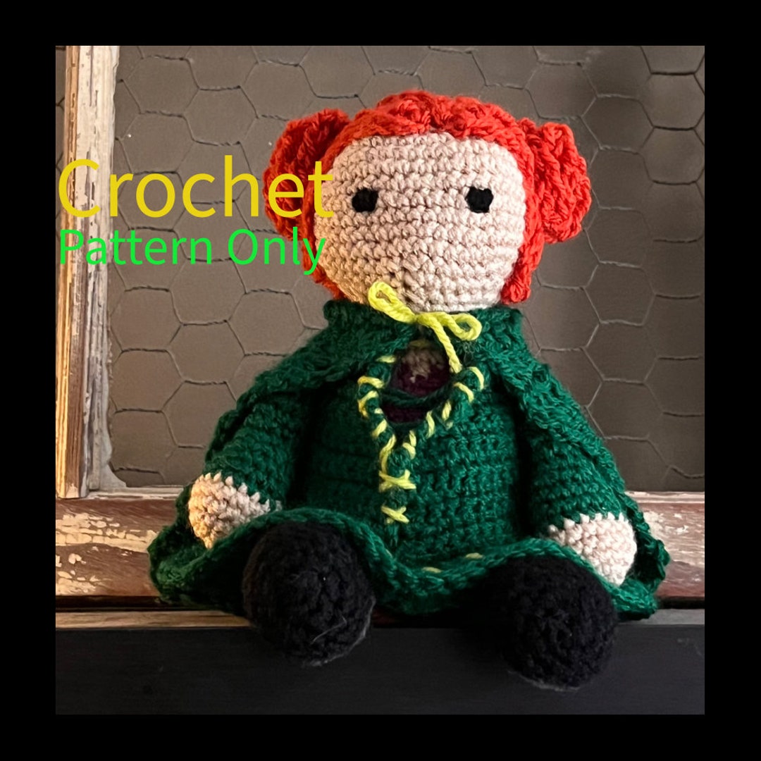 Winifred Sanderson Crochet Doll Pattern: Hocus Pocus Inspired - Etsy