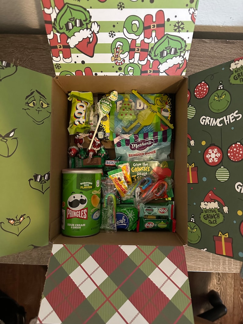 Christmas the Grinch Box/ You've Been GRINCHED Basket/ Merry Grinchmas ...