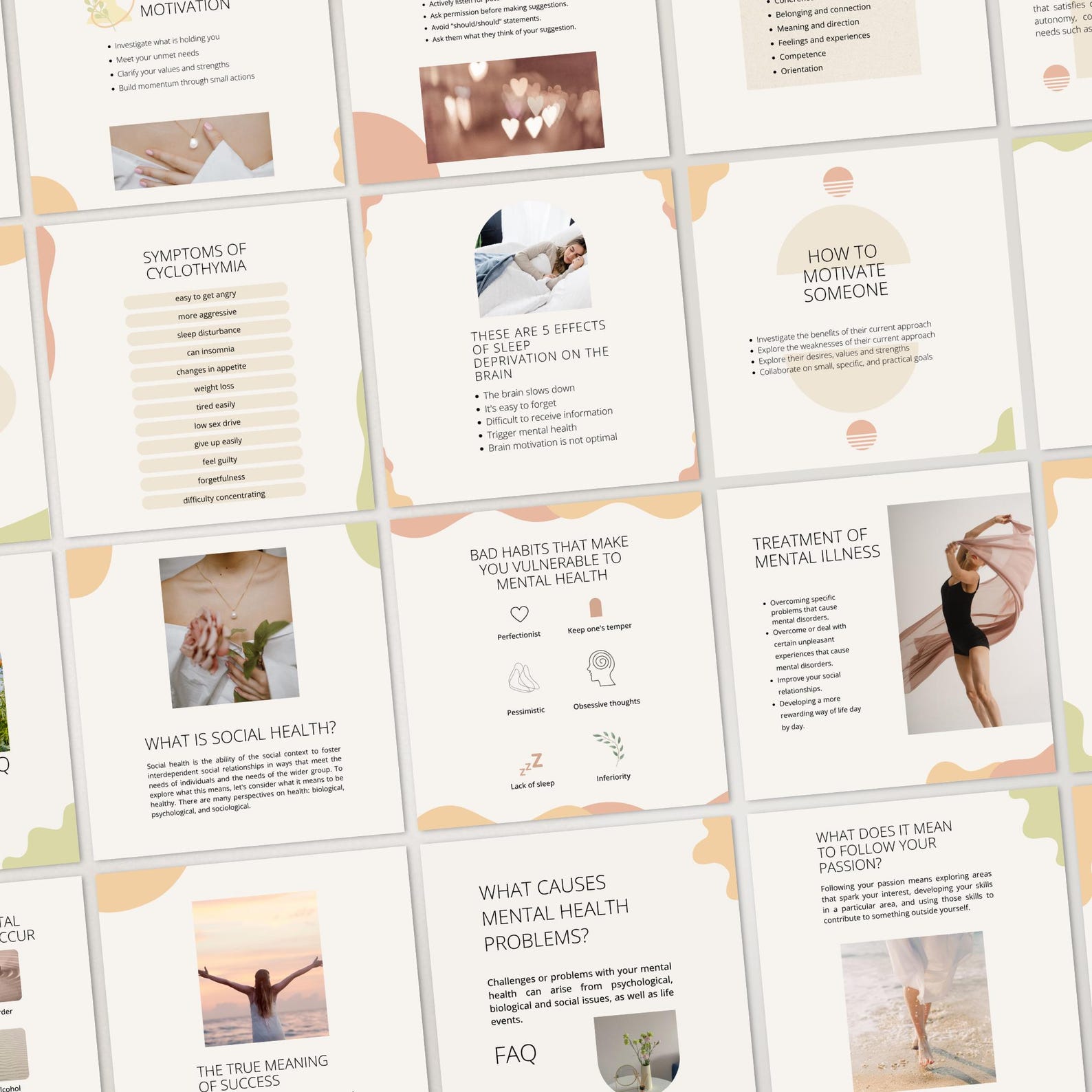 Therapist Instagram Posts Templates, Mental Health, Psychologist Social ...