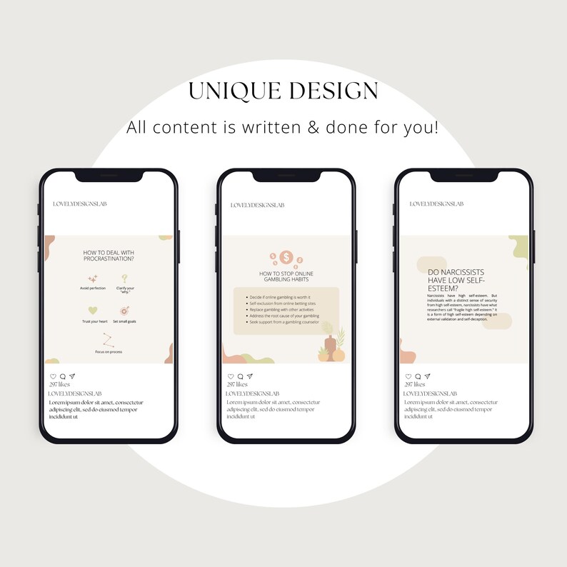 Therapist Instagram Posts Templates, Mental Health, Psychologist Social ...