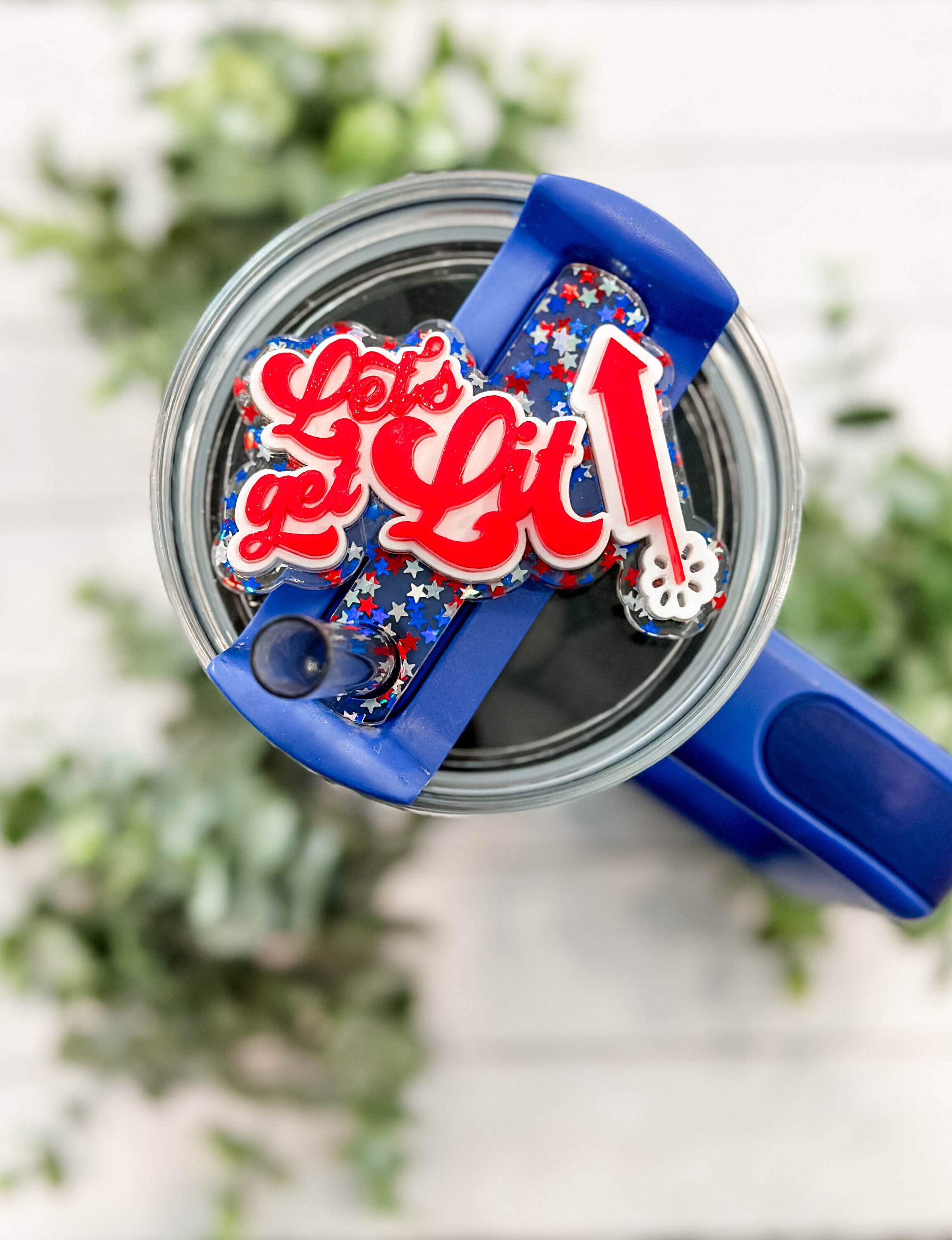 Stanley Cup Topper - Let’s Get Lit (firecracker) - Etsy