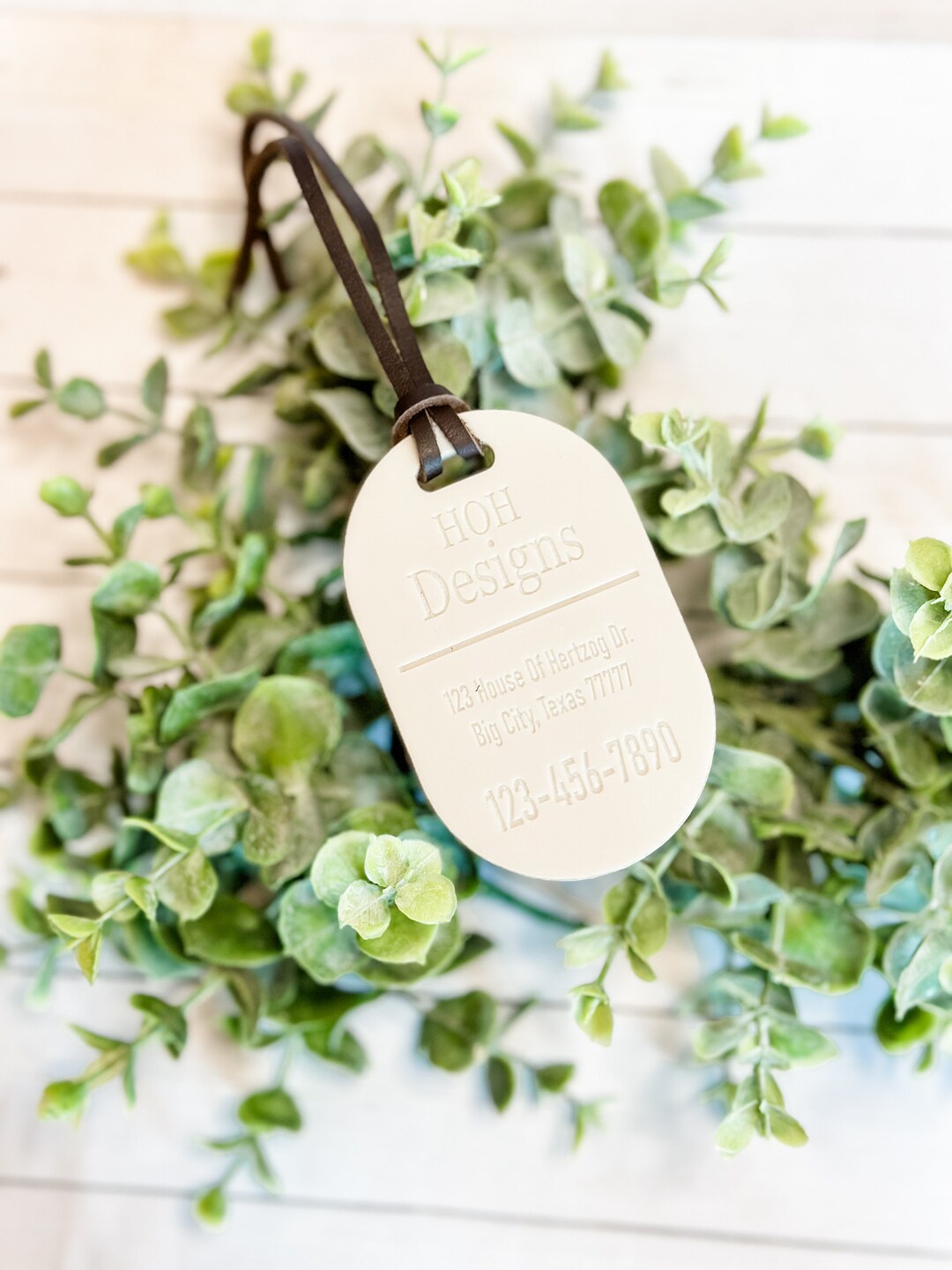 Modern Luggage Tag - Etsy